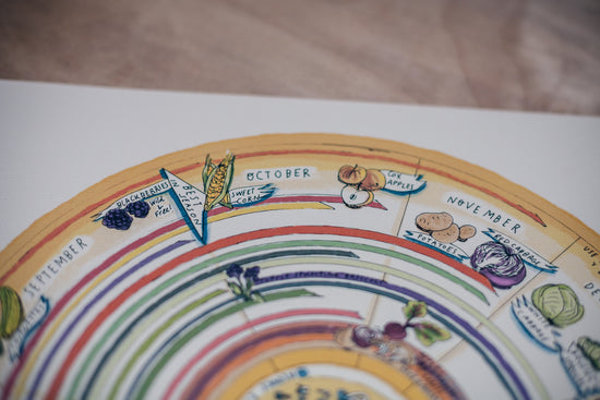 Seasonal Food Calendar — 'Native Circles' Birchwood Wheel – Native ...